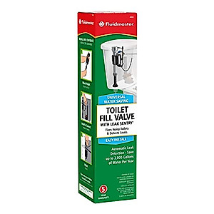 Fluidmaster 400LS Leak Sentry Pro Fill Valve , Black