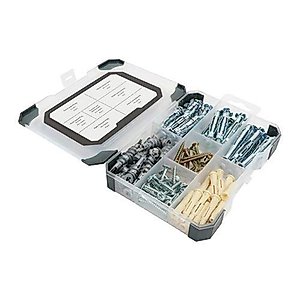 TIMCO Mixed Tray - Plasterboard fixings and anchors - 102pcs