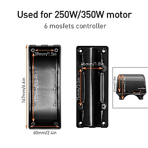 HUDAMZKY Ebike Plastic Controller Box, Controller Box for E-Bike Electric Bicycles Mountain Bikes Electric Motor Kit (Small Size)