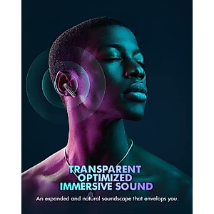 Deepods 4 True Wireless Earbuds Headphone with 3D Spatial Audio, Bluetooth 5.3 in-Ear Headphones Headset, IPX7 Sweat & Waterproof Earphone, 65H Playtime Ear Buds for Music TV Gaming Sports Gym Gifts