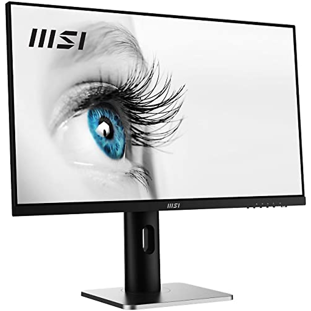 MSI Pro MP273QP, 27" Monitor, 2560 x 1440(QHD) IPS, 75Hz, TUV Certified Eyesight Protection, 1ms, Displayport, HDMI, Tilt, Swivel, Height, Pivot, Black
