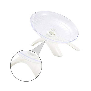 POPETPOP Hamster Pet Flying Saucer Exercise Wheel Toy Spinner for Gerbil Rat Chinchillas Guinea Pig Squirrel Small Animal