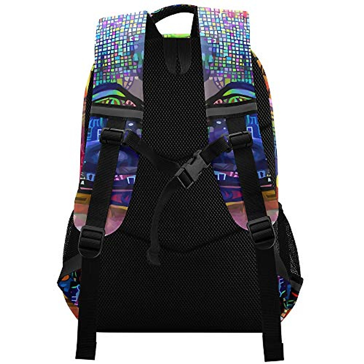 ALAZA Pug Dog Puppy Print Modern Art Backpack Purse for Women Men Personalized Laptop Notebook Tablet School Bag Stylish Casual Daypack, 13 14 15.6 inch