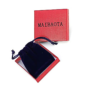 MAIBAOTA Black Obsidian Necklaces for Men Women Natural Crysal Stone Pendant Necklace Adjustable Rope Point Necklace Reiki Spiritual Gemstone Men Necklace Jewelry