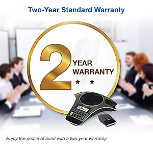 VTech VCS702 ErisStation DECT 6.0 Conference Phone with Two Wireless Mics using Orbitlink Wireless Technology