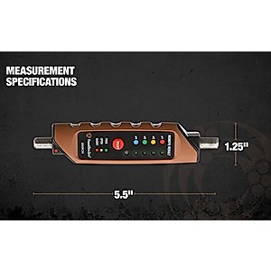 Southwire M500CX4 Coax Continuity Tester/Mapper; Durable Design; Auto Power-Off; Double-Molded Housing; Easy-to-Understand LED Display; Includes 4 Color-Coded ID Remotes