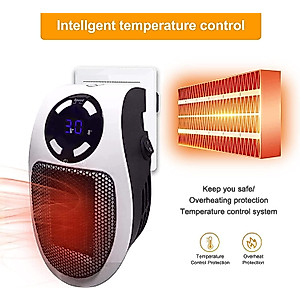 Heatzo Heater, Heatzo Heater Protable Heater, Portable Space Heater, Small Space Heaters Mini Top Heat Plug In Wall Heater, Indoor Electric Space Heaters (1pc)