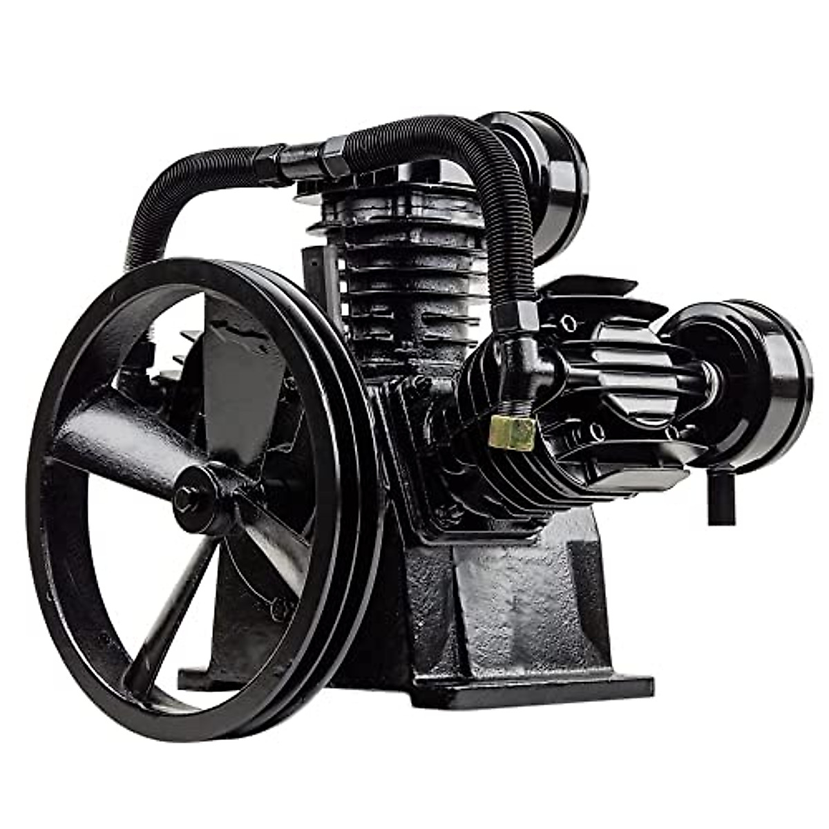 Compressor Source 4 to 5 HP Air Compressor Pump Replacement Single Stage 3 Cylinder 10-12 CFM Max Cast Iron CS3065A