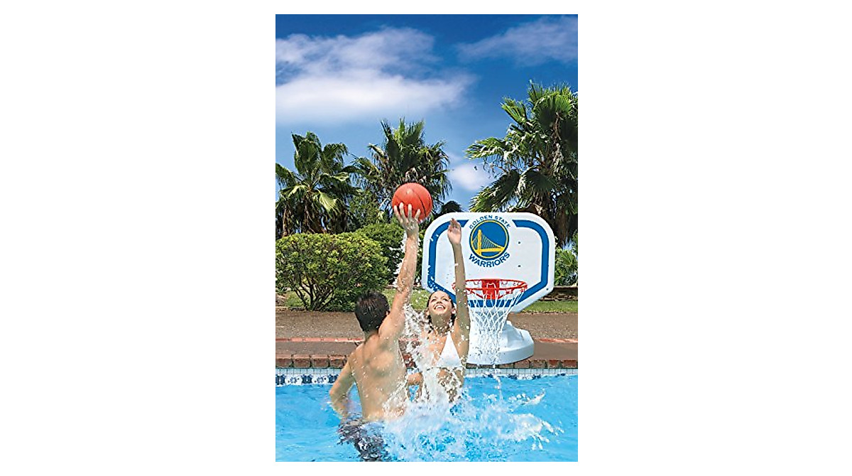 Poolmaster Golden State Warriors Poolside Basketball Game | NBA Style