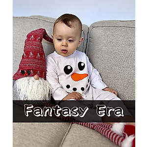 Fantasy Era Baby Olaf Costume, Baby Snowman Costume, Infant Christmas Romper Onesie(6-12 Months)