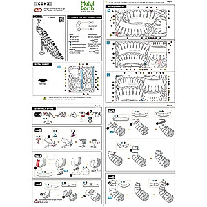 Metal Earth Fascinations Premium Series Peacock 3D Metal Model Kit Bundle with Tweezers