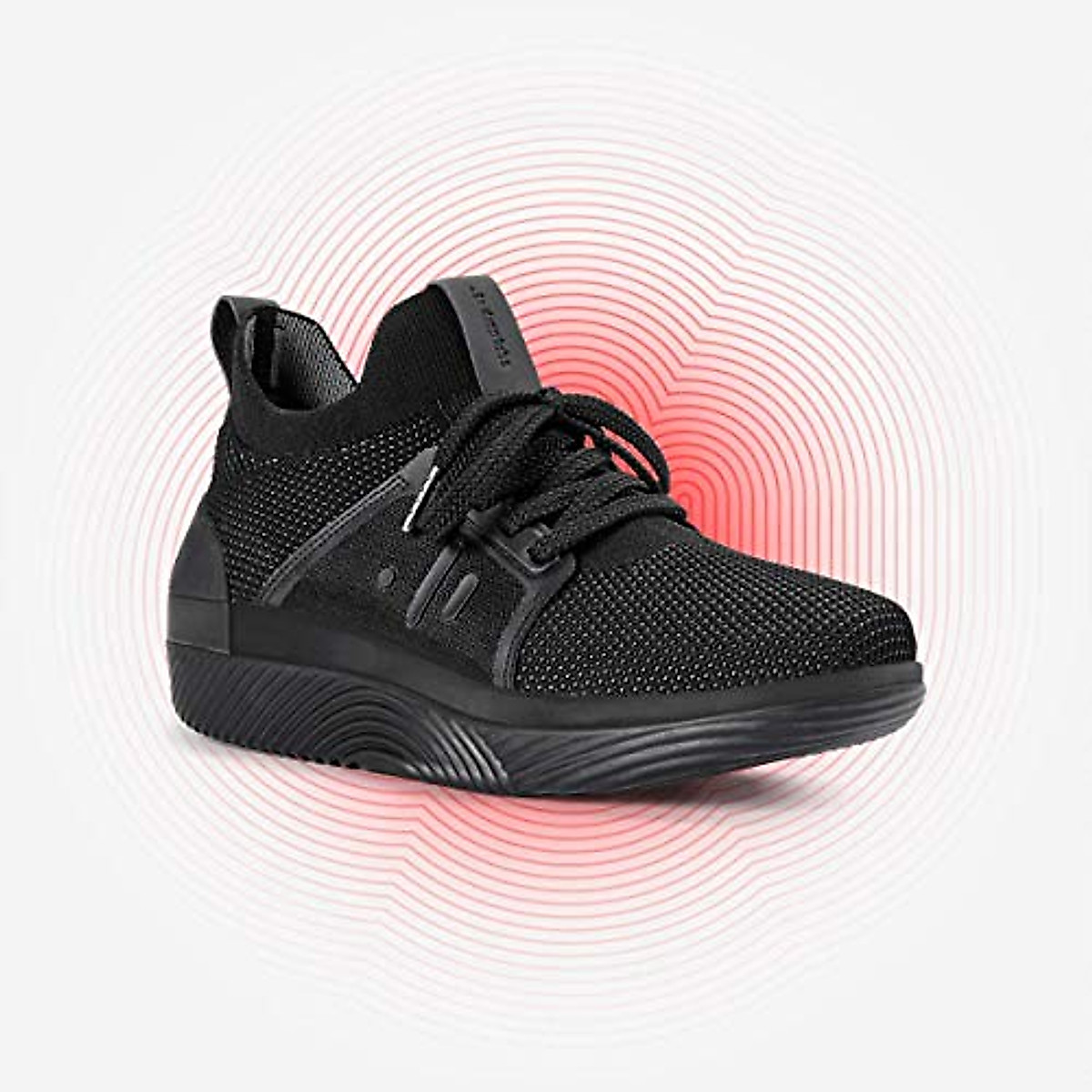 DropLabs EP 01 Triple Black Haptic Gaming Sneaker, Men, Size 12, for Music, Movies, VR, Bluetooth, 360 Haptic Feedback, 6-Hour Battery Life, Magnetic Charge Connector, Water Resistant, Black, M-EP1-US-A-12