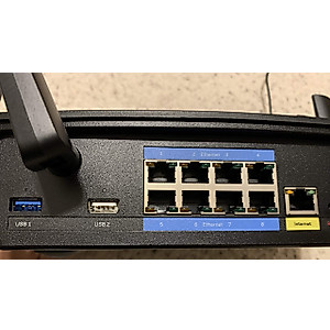Linksys WiFi 5 Router, Tri-Band, 3,000 Sq. ft Coverage, 25+ Devices, Speeds up to (AC5400) 5.4Gbps - EA9500