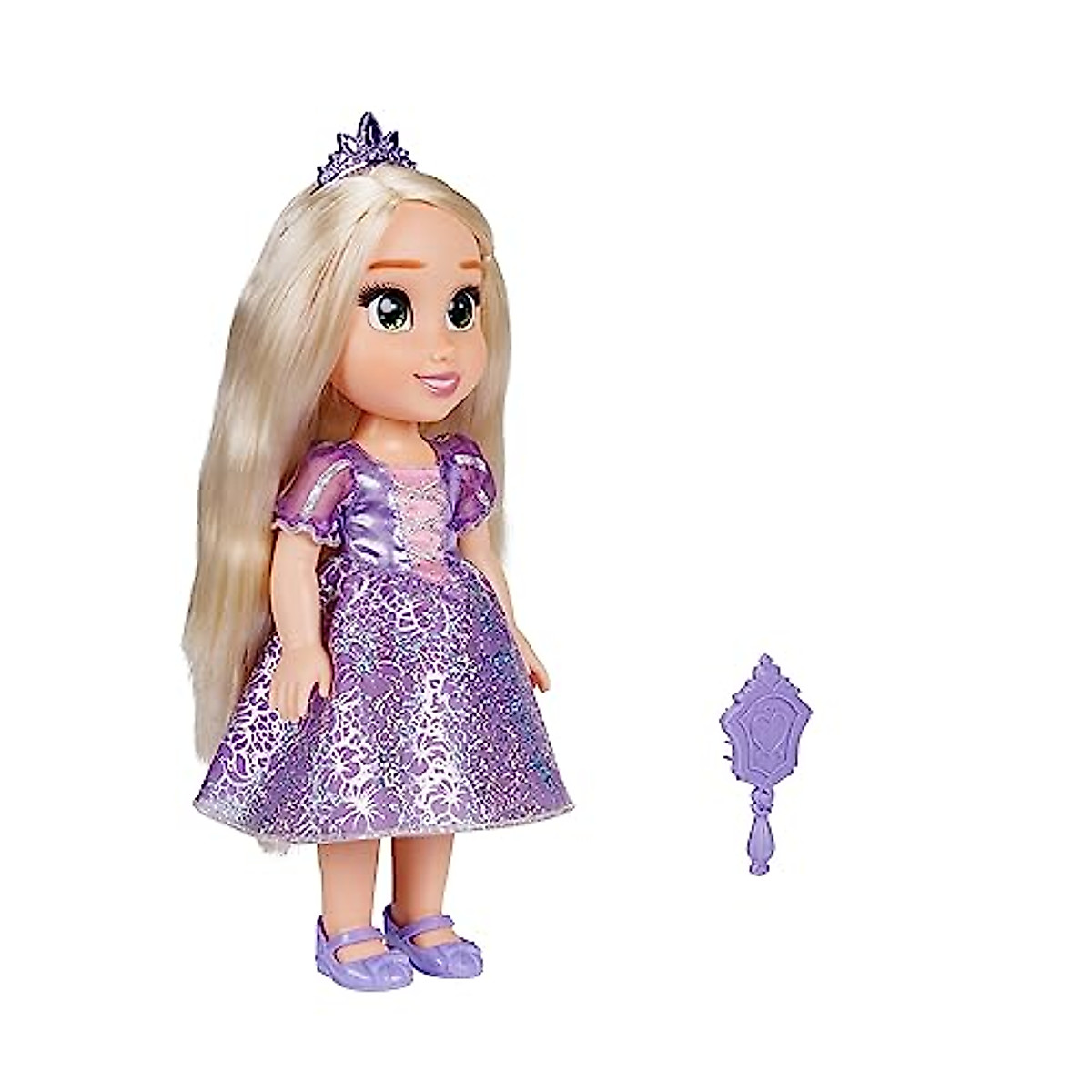 Disney Princess My Friend Rapunzel Doll 14 inch Tall includes Removable Outfit, Tiara, Shoes & Brush