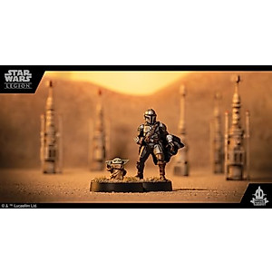 Star Wars: Legion Din Djarin & Grogu Operative Expansion - Tabletop Miniatures Game, Strategy Game for Kids and Adults, Ages 14+, 2 Players, 3 Hour Playtime, Made by Atomic Mass Games