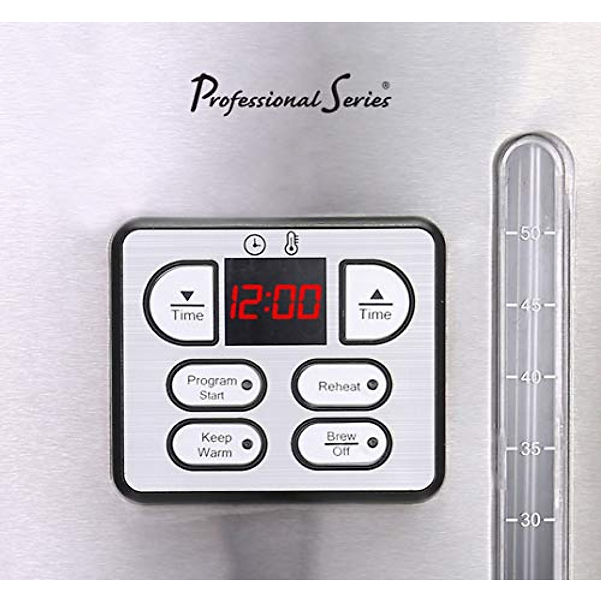 Professional Series, 50-Cup Digital Coffee Urn, Programmable Timer, Stainless Steel Filter & Body