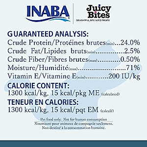 INABA Juicy Bites Grain-Free, Soft, Moist, Chewy Cat Treats with Vitamin E and Green Tea Extract, 0.4 Ounces per Pouch, 15 Pouches (3 per Pouch), 5 Flavor Variety Pack