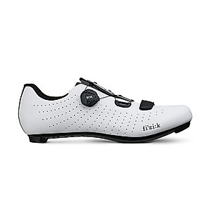 Fizik mens Tempo Overcurve Cycling Shoe, White Black, 5.5 US