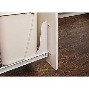 Hardware Resources Door Mount Kit for CAN-EBM Series, White