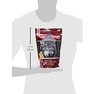 Wilderness Blue Buffalo Trail Treats Grain-Free Dog Biscuits 2 Flavor Variety Bundle: (1) Duck, and (1) Salmon, 10 Ounces