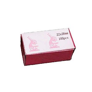 DONLAB MSS-01-26 Glass Microscope Cover Slips 22 x 26mm for Hemocytometer Cover Glass Coverslip Pack of 100