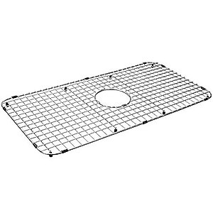 Serene Valley Sink Bottom Grid 29-1/16" X 13-15/16", Centered Drain with Corner Radius 2", NDG2914C