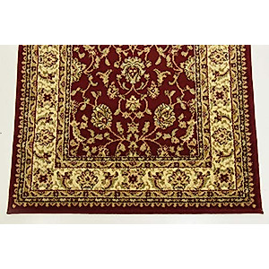 Unique Loom Voyage Collection Traditional Oriental Classic Intricate Design Area Rug (3' 3 x 5' 3 Rectangular, Red/Gold)