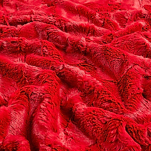Shannon Minky Luxe Cuddle Hide Cardinal, Fabric by the Yard