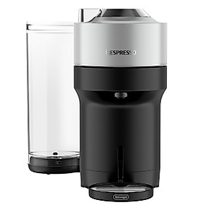 Nespresso Vertuo Pop+ Deluxe by De'Longhi with Aeroccino, Silver