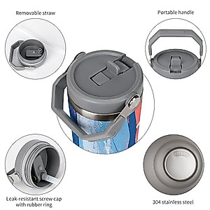 SYJTGDE Large Capacity Car Cup Holding A Tennis Racket Fashionable Upgrade Car Cup Advanced And Beautiful Travel Cup