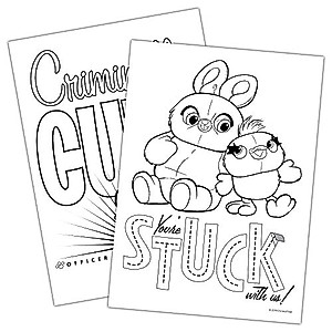 Toy Story 4 Official Sticker Pad with Play Scenes