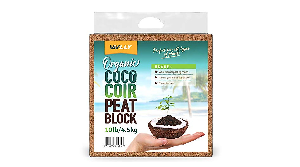 Vivlly Coco Coir Block: Organic Seed Starter for Healthy Plants