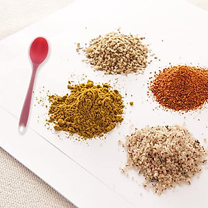 SM SunniMix 3pcs Semi-transparent Silicone Spoon Soup Spoon Coffee Milk Teaspoon