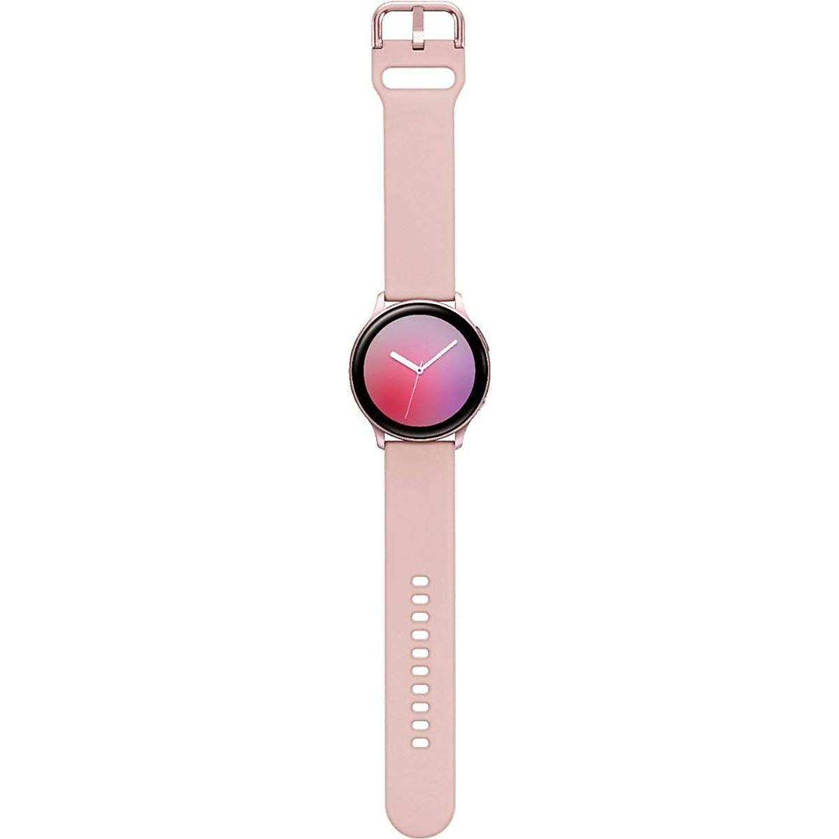 SAMSUNG Galaxy Watch Active2 (Silicon Strap + Aluminum Bezel) Bluetooth - International (Pink Gold, R830-40mm)