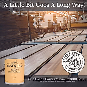 Tried & True Original Wood Finish, 8 oz. - Linseed Oil & Beeswax Blend, Ideal for All Woodwork, Long-Lasting Durability, Food Safe Sealer, Non-Toxic Wood Finish