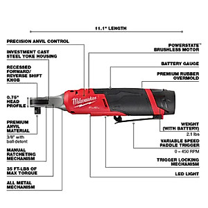 3/8" High Speed Ratchet Kit 2567-21H
