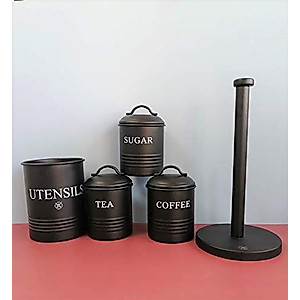 Steelware Central Paper Towel Holder Stainless Steel (Matte Black)