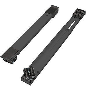 Baisiky Furniture Dolly Mobile Roller, Extendable Appliance Rollers Mobile Washing Machine Base, Fridge Stand Moving Cart for Washing Machines, Refrigerators(Black)