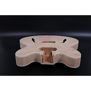 1set Guitar Kit ES335 Guitar neck 22fret 24.75inch Guitar Body Semi Hollow Body With Hardwares