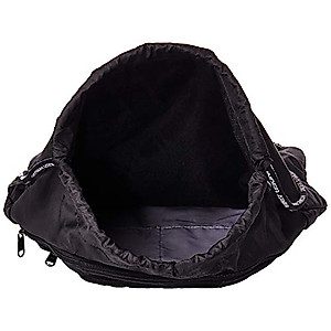 Under Armour Adult Undeniable 2.0 Sackpack , Black (001)/Silver , One Size Fits All