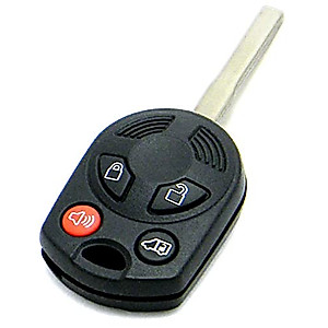 OEM Electronic 4-Button Remote Head High Security Key Fob Compatible with 2015-2020 Ford Transit Cargo & Passenger Van (FCC ID: OUCD6000022, P/N: 164-R8126)