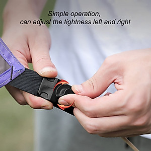 Tarp Clips with Carabiner Clamps Tent Tighten Kit Heavy Duty Lock Grip Thumb Screw Clip for Tarps, Awnings, Outdoor Camping, Caravan Canopies, Car Covers, Swimming Pool Covers (8 Packs)