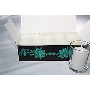 Enlightened Ambience Gardenia Scented Candles (10 Votives, White)