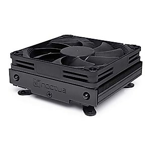 Noctua NH-L9i chromax.Black, Premium Low-Profile CPU Cooler for Intel LGA1200 & LGA115x (Black)