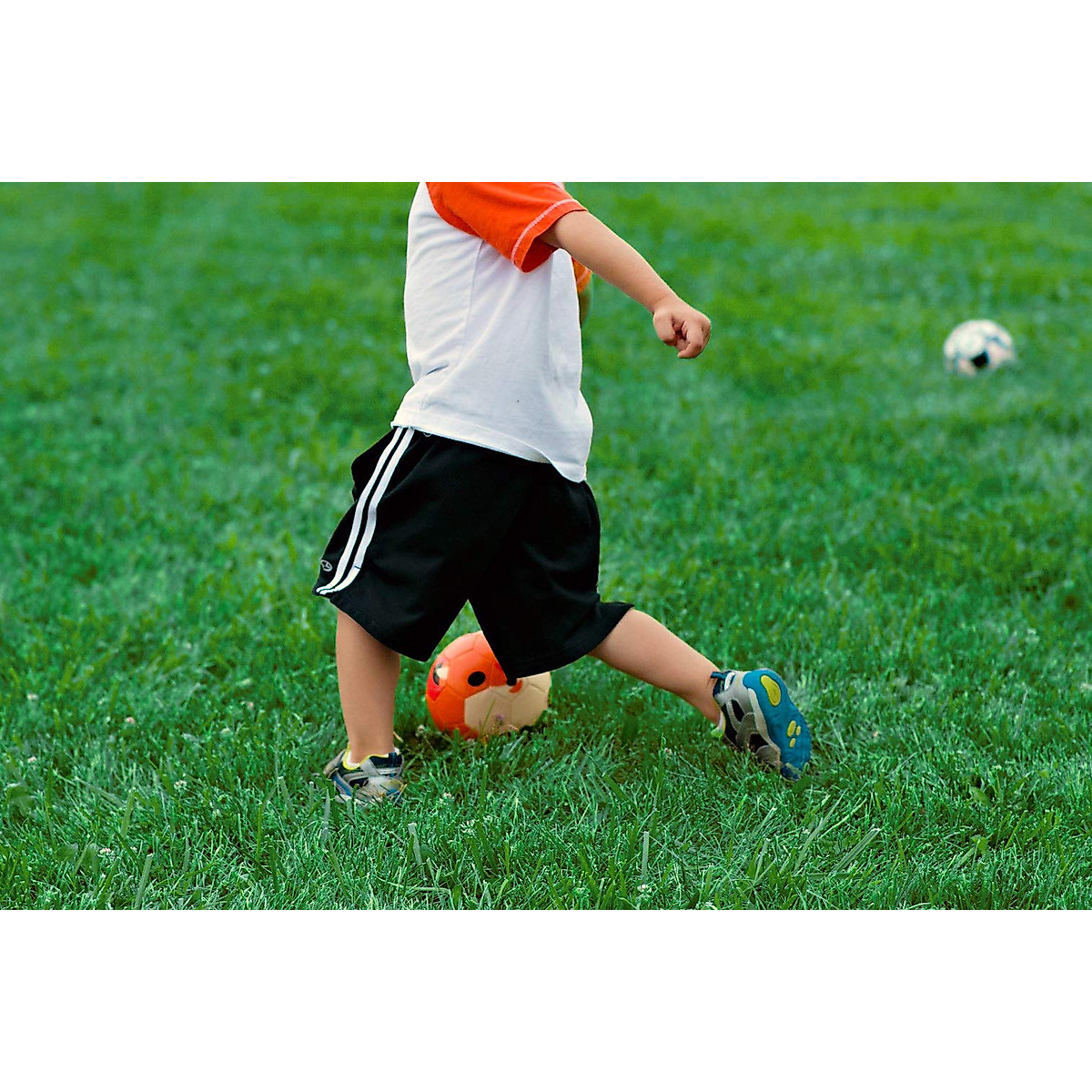Daball Kid and Toddler Soccer Ball - Size 1 and Size 3, Pump and Gift Box Included (Size 1, Happy, The Zebra)