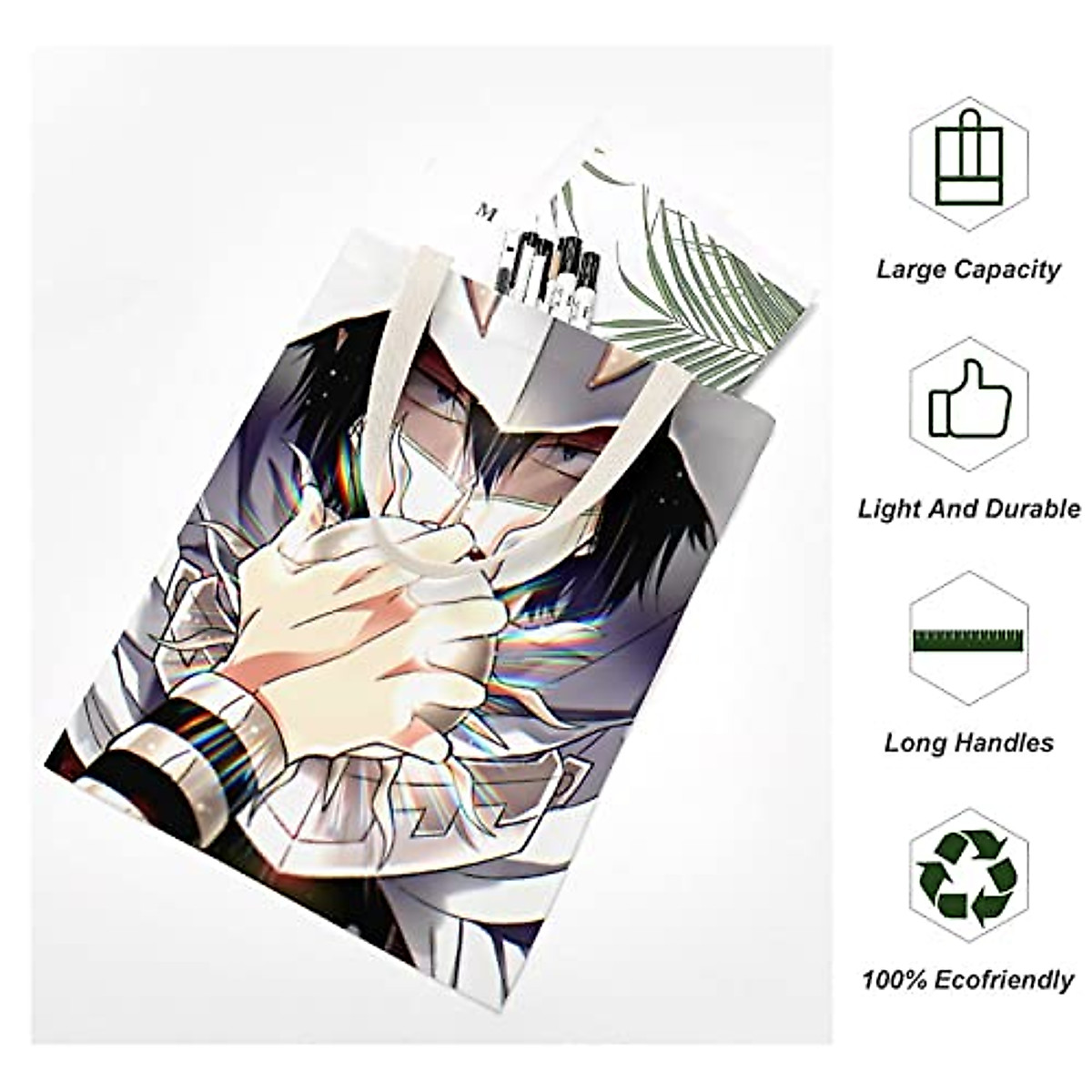 Custom tote bags Personalized Shoulder Bag for women Personalized Canvas Tote Bags with Photo for Work Travel Business Shopping Daily Use Gifts 35×45cm