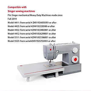 VANELY Sewing Machines Extension Table For Singer 4411, 4423, 4432,4452,5511,5523 Heavy Duty Sewing Machines (Gray)