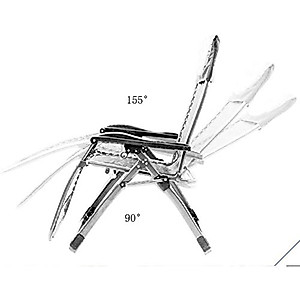 XZGDEN Lightweight Sun Lounger Camping Chairs Leisure Chair Garden Patio Foldable Textilene Fabric Rocking Lounger Chair Sunbed Supported Weight Max 440lb