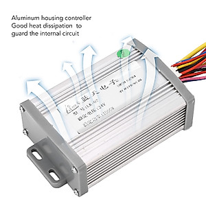 Alomejor Electric Speed Controller, 24V 1000W Electric Brushed Motor Controller for Replacement