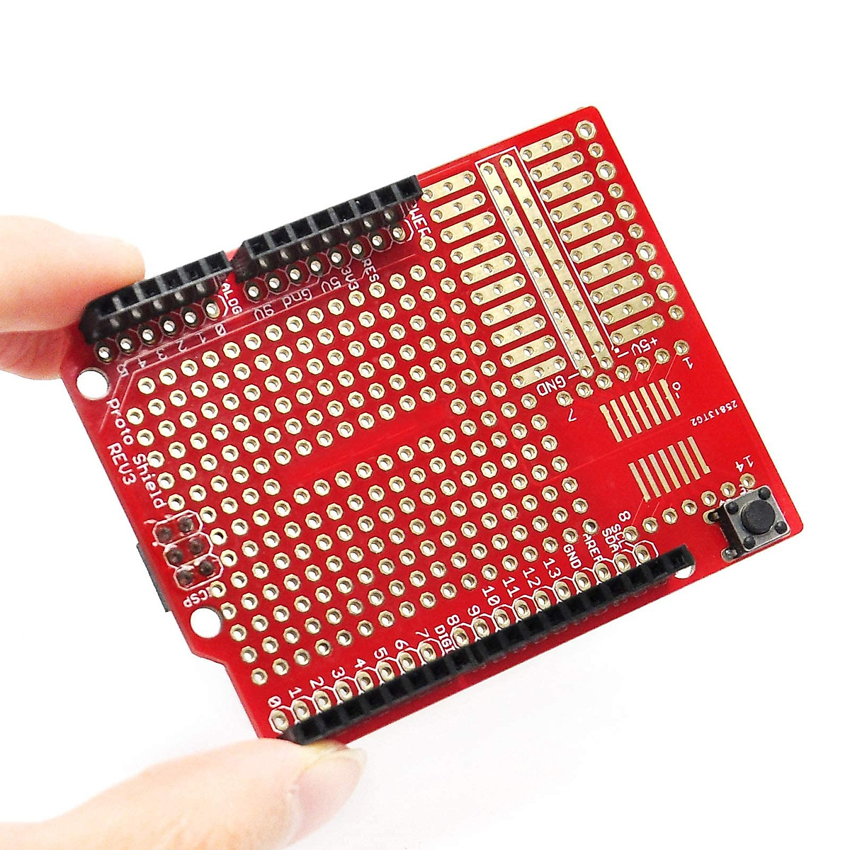 Gikfun Prototype Shield DIY Kit, Uno R3 Case,9v Battery Holder Compatible with Arduino UNO R3